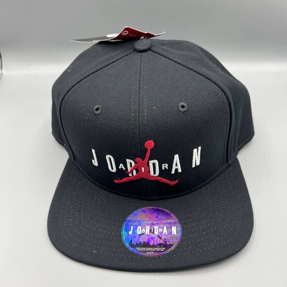 Jordan | Accessories | Air Jordan Hat Men Black Embroidered Logo ...